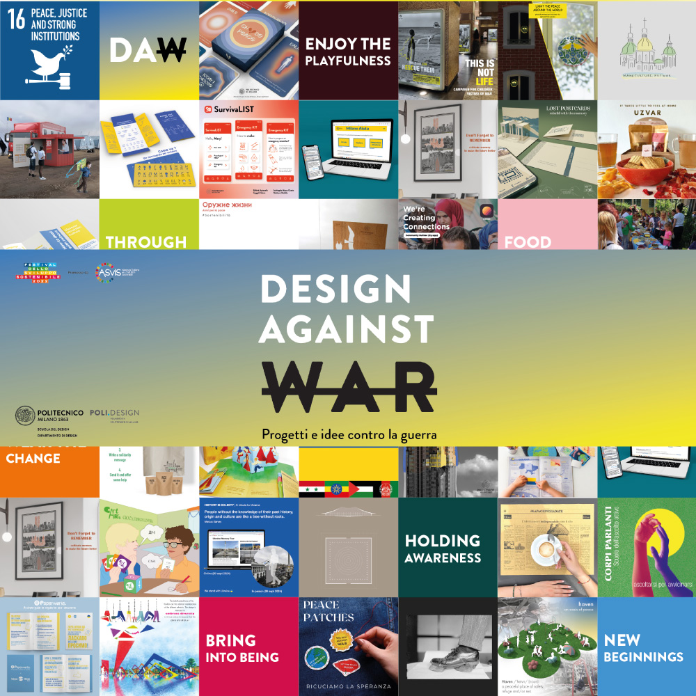 Dal 12 al 21 ottobre la mostra che presenta progetti contro la guerra ...
